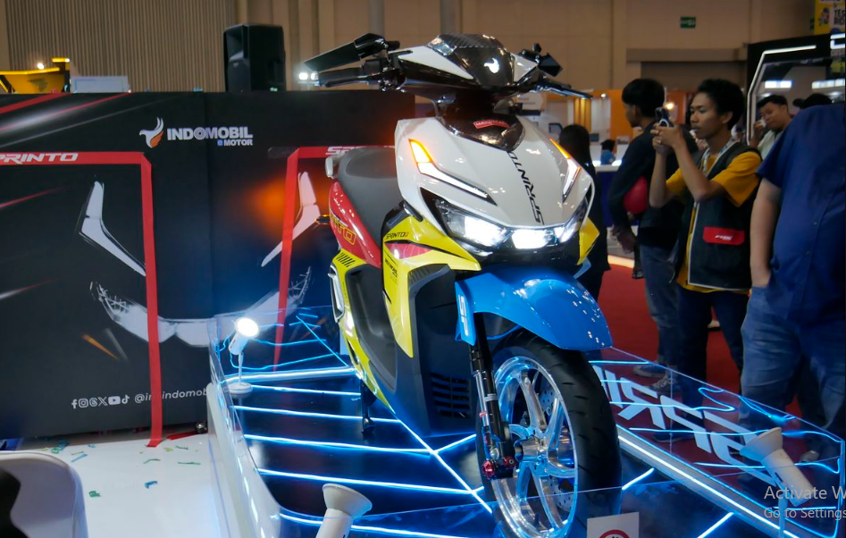 Motor Listrik Sprinto Resmi Meluncur! Desainnya Futuristik, Tenaganya ...