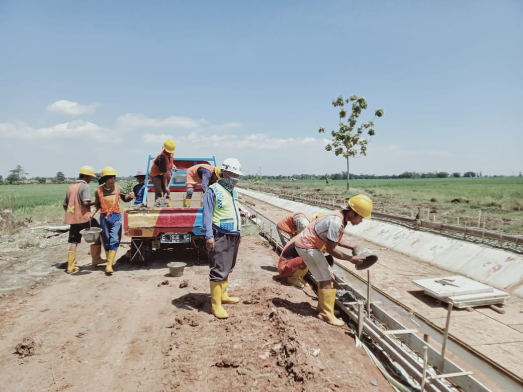 PT. Brantas Abipraya Tangani Proyek Saluran Sekunder